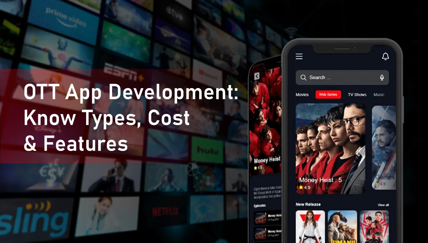 Unveiling OTT App Development: Types, Cost, and Features